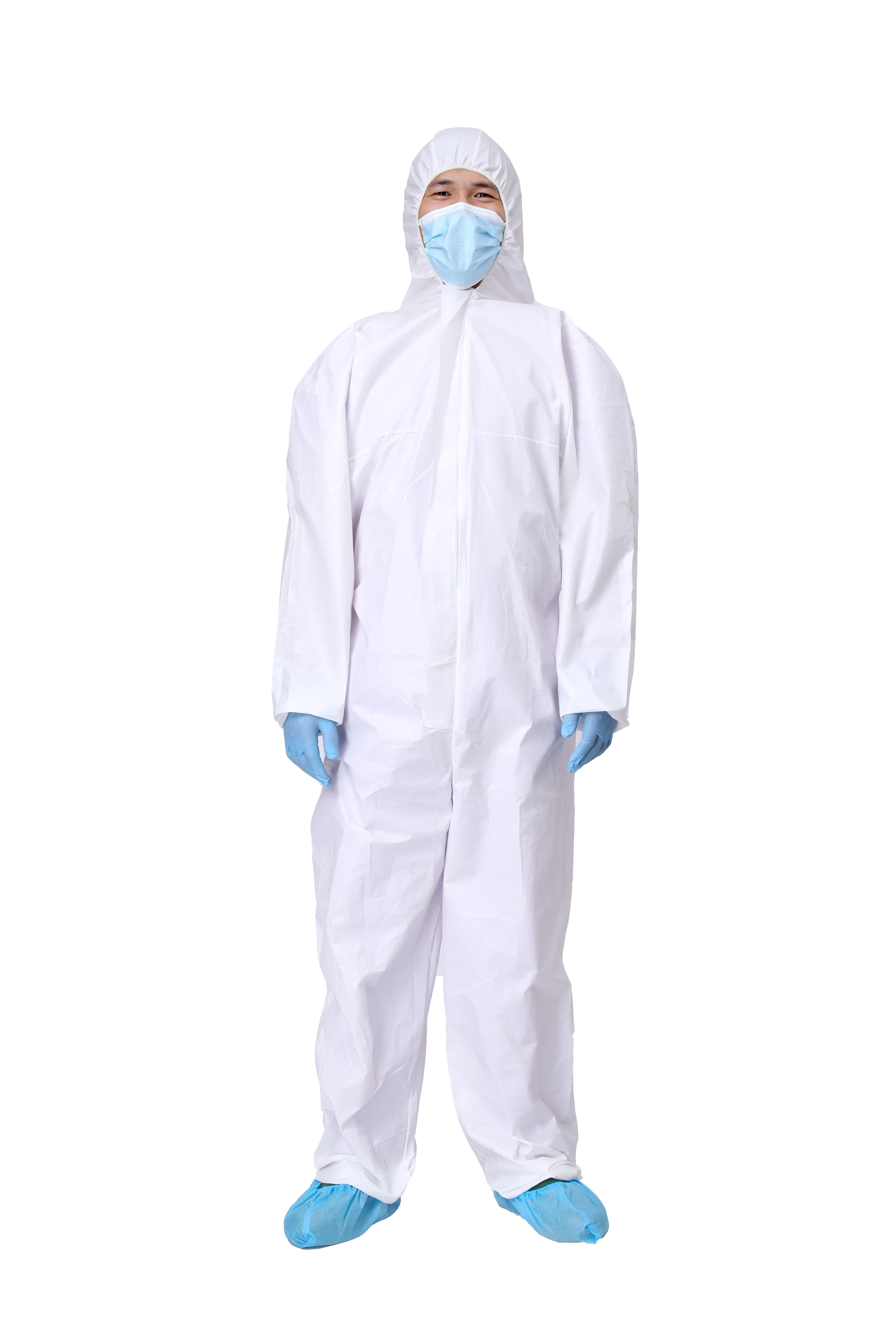 Medical Supply Disposable Coveralls for Men, Women, 2X-Large, Pack of 5 ...